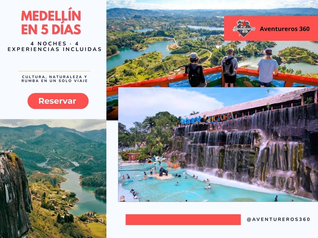 Paquete Medellín 5 Días 4 Noches con Tours y Hacienda Nápoles